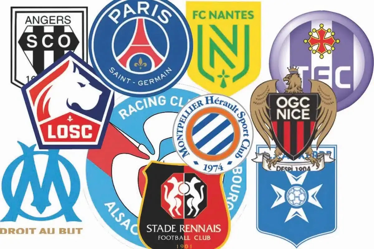 Calcomanía del logo de fútbol de Francia